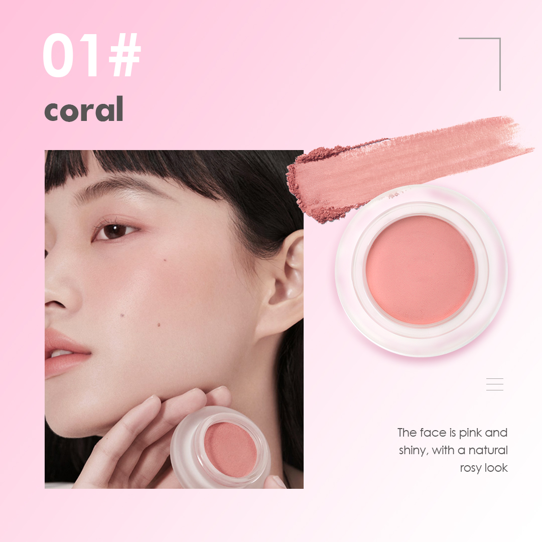 Shawill Makeup Blush Mud Matte Natural Gloss 5 Colors Blush Cream ...