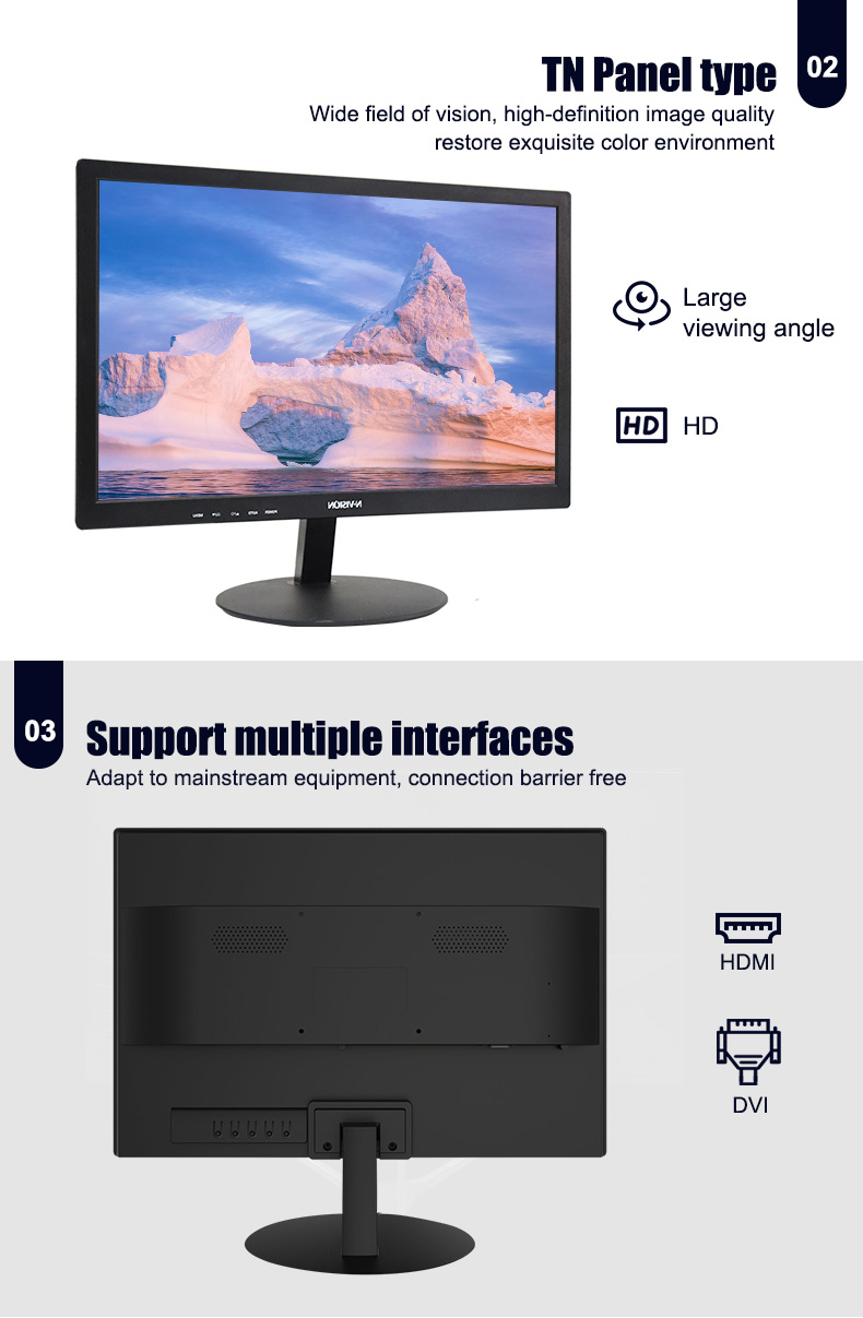NVISION 19" LED Monitor N190 MOUNTABLE and WIDESCREEN MONITOR | Shopee ...