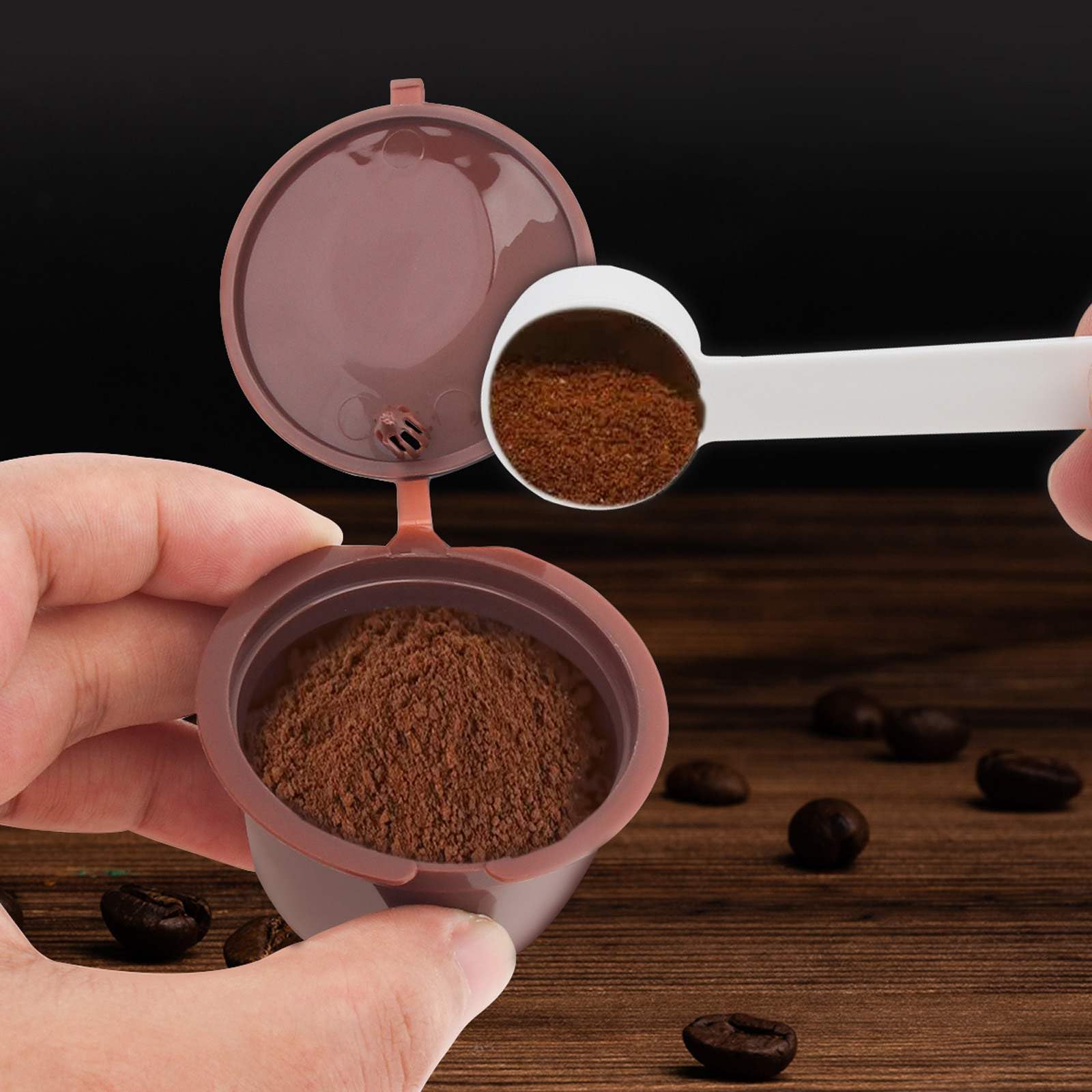 Coffee Capsule Filter Plsatic Reusable Cups Kit Suitable Nescafe for ...