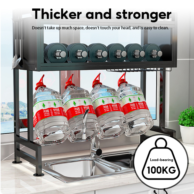 CHIT Kitchen Dish Rack With Door Dustproof Dish Cabinet ...