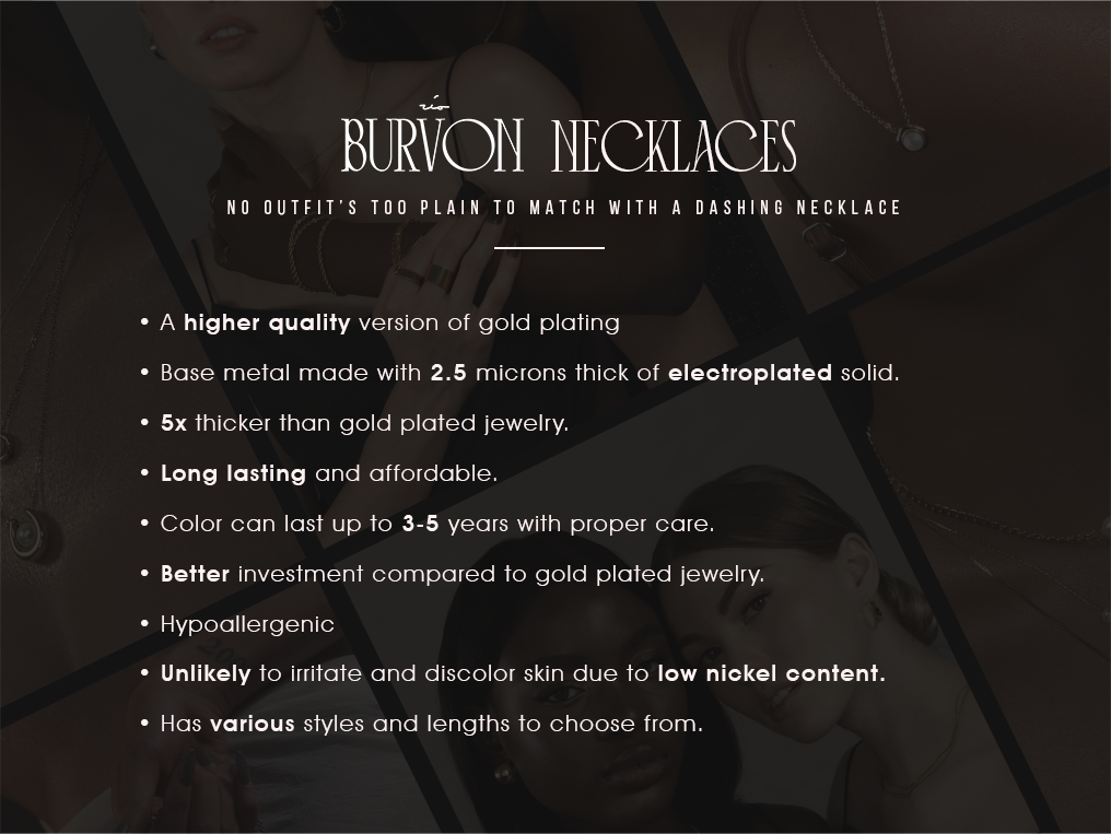 Burvon Pearl Collection Necklaces (Simple & Elegant Jewelry) - Aloha ...