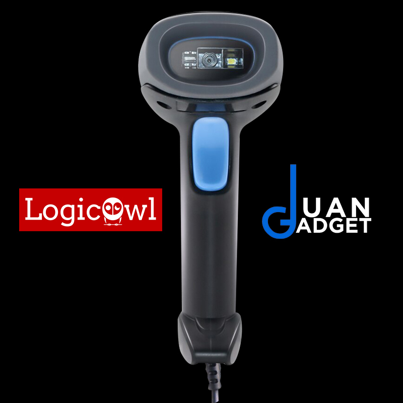 LogicOwl OJ-M930Z USB Wired 1D 2D QR Handheld Barcode Scanner for ...