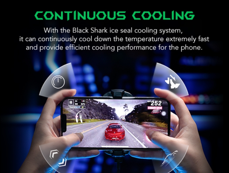 Black Shark FunCooler 4Pro 27W high-power effective phone cooler for Android and IOS | Shopee ...