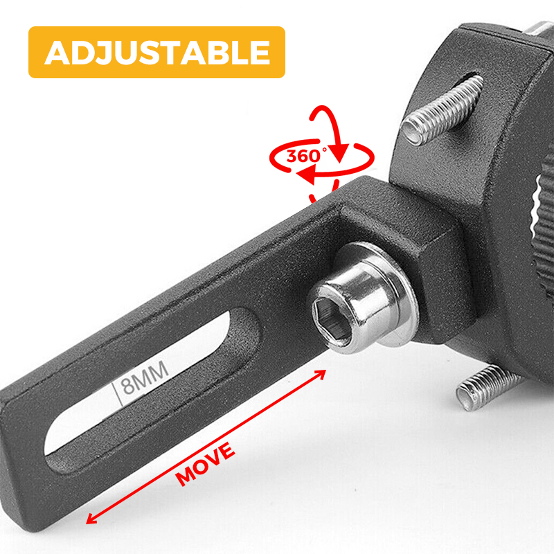 Mini Driving Light Bracket Headlight Clamp Alloy Extension Mount ...