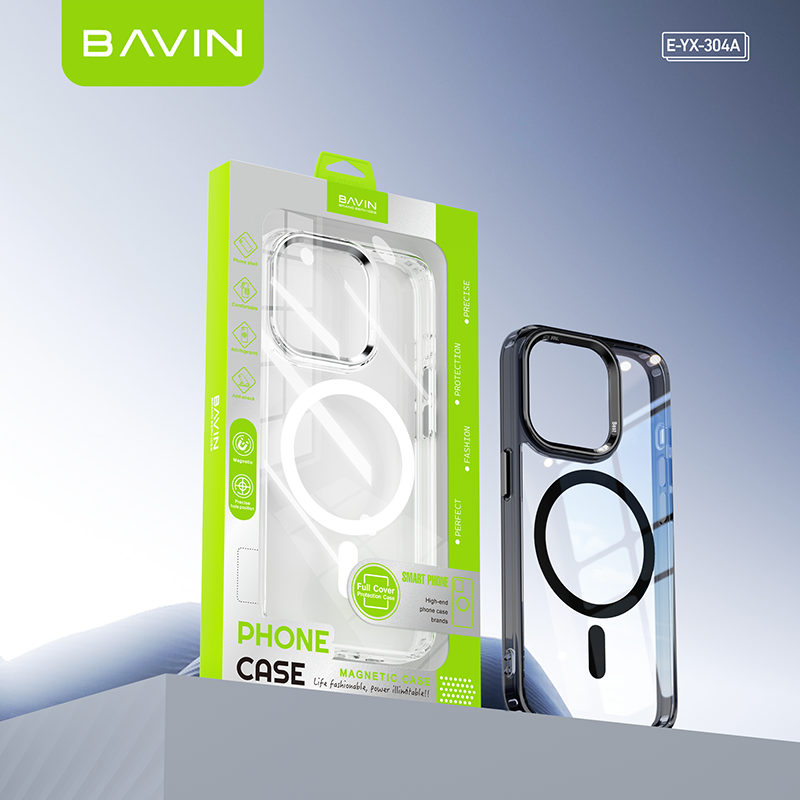 BAVIN YX304 Phone Case Magnetic Wireless Suction for iPh 11 / 12 / 13 ...