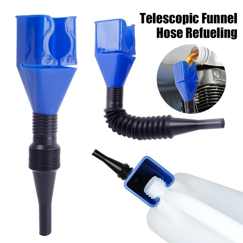 Portable Foldable Funnel Elongated Hopper Refueling Catheter Tool ...