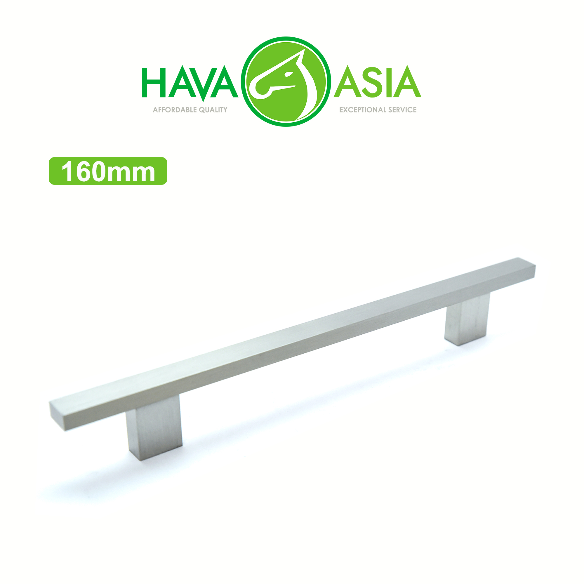 HavaAsia Satin Stainless Cabinet Pull Handle Kitchen Wardrobe Drawer ...