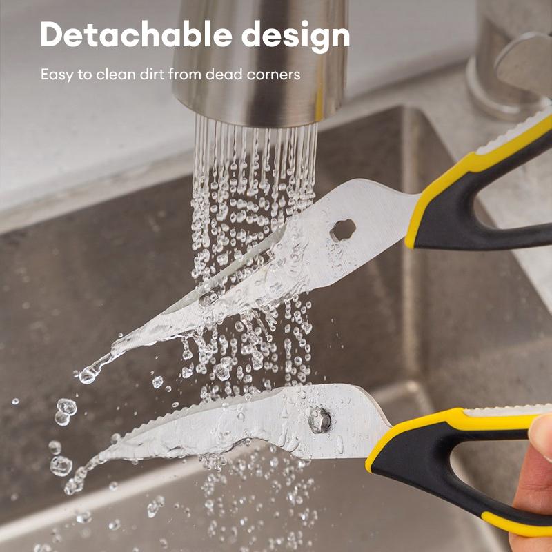 Deli 9 Inches Kitchen Scissors Multi-purpose 3Cr13 Stainless Steel ...