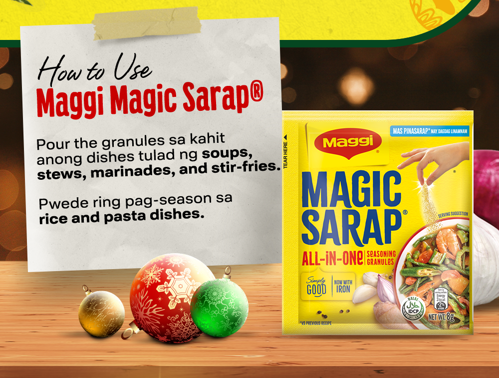 Maggi Magic Sarap All-In-One Seasoning Granules 8g - Pack of 64 ...