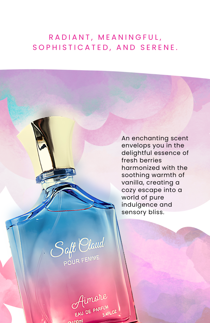 AKRYMI Soft Cloud 100ml UPGRADED Perfume for Women long lasting Scent ...