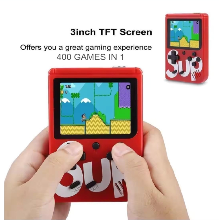 Game Box Classic Retro Mini Gameboy Handheld SUP Game play on TV 1-400 ...