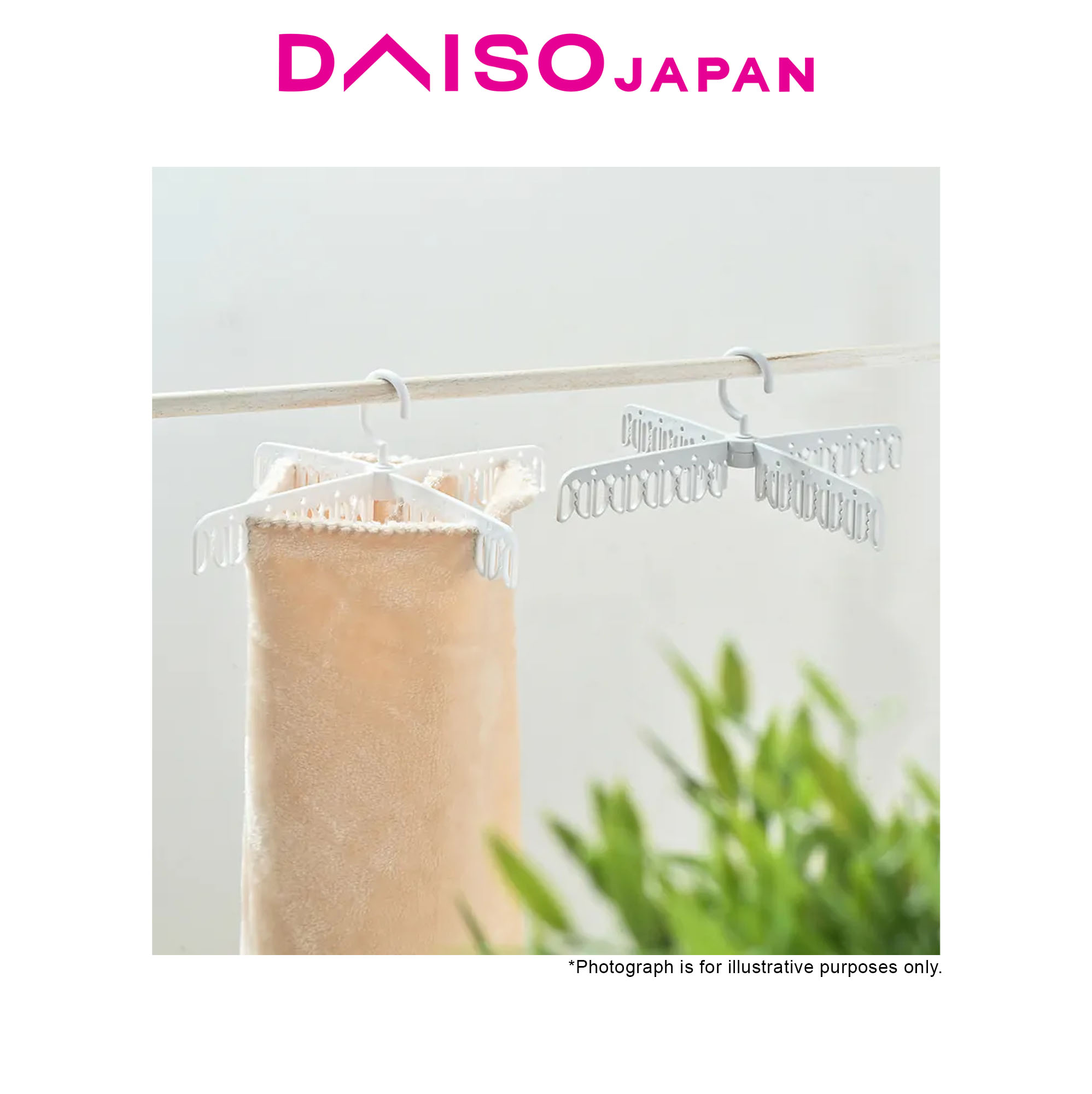 Daiso Grip-Type Laundry Hanger (33.8cm) | Shopee Philippines
