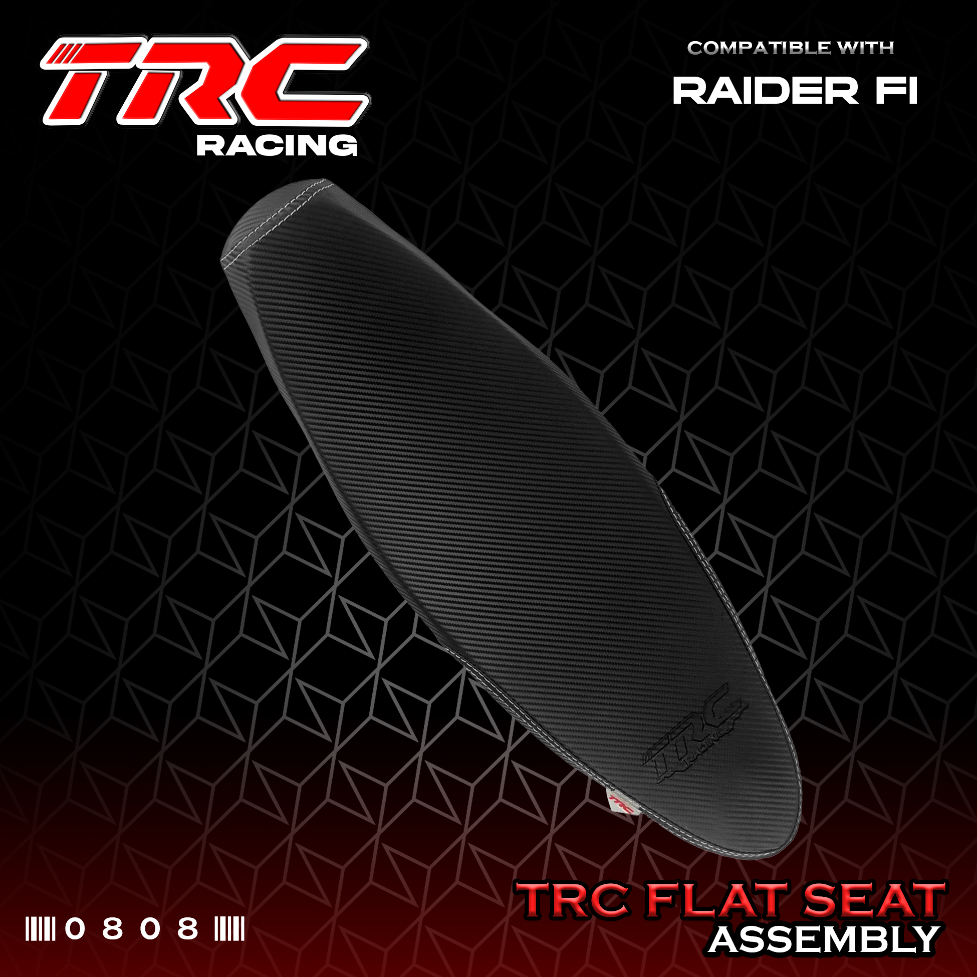 TRC RACING FLAT SEAT ASSEMBLY for RAIDER FI CARBON TYPE 0808 | Shopee ...