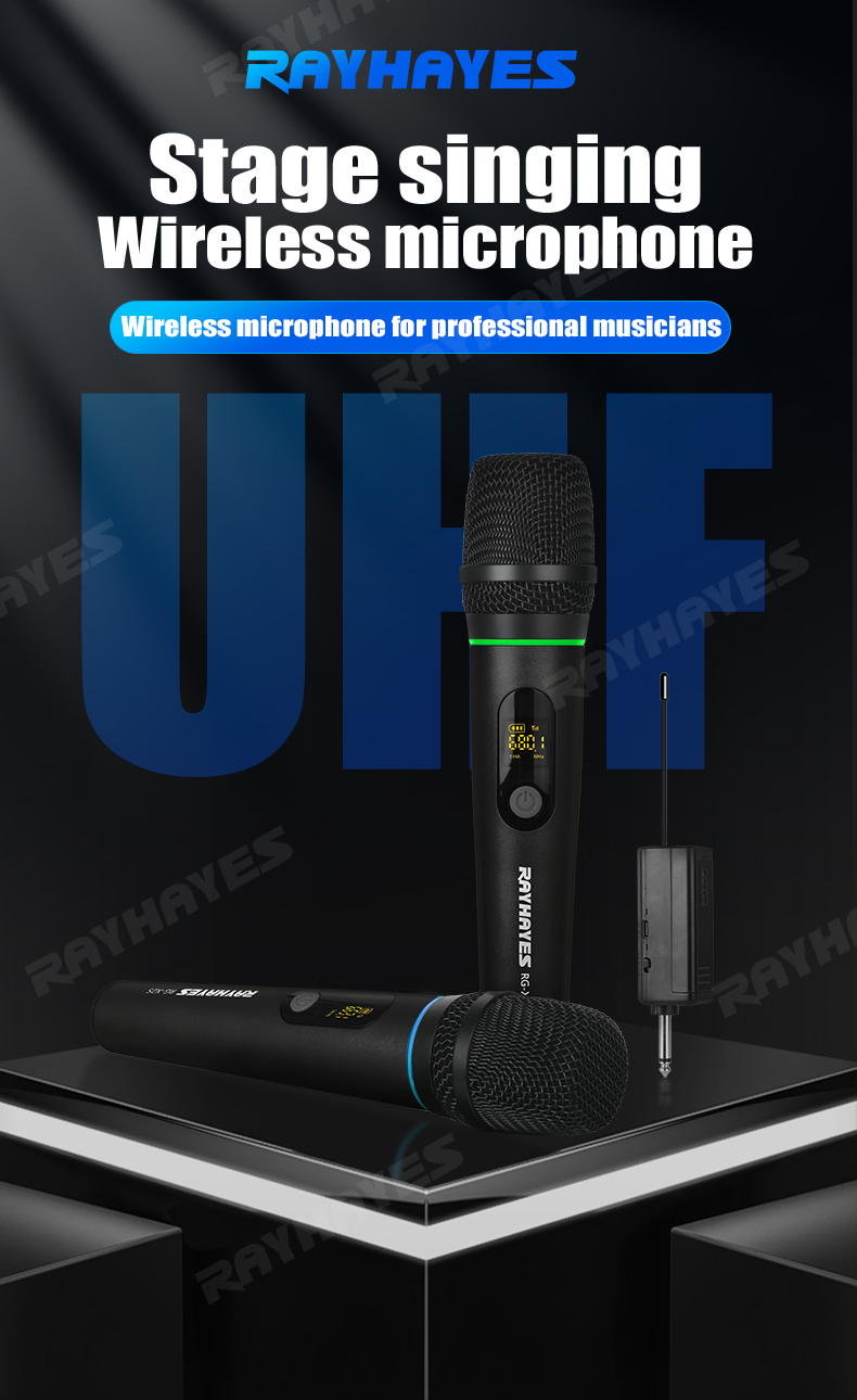 RAYHAYES RG-X2S Wireless Microphone Outdoor Indoor Microphone Live ...