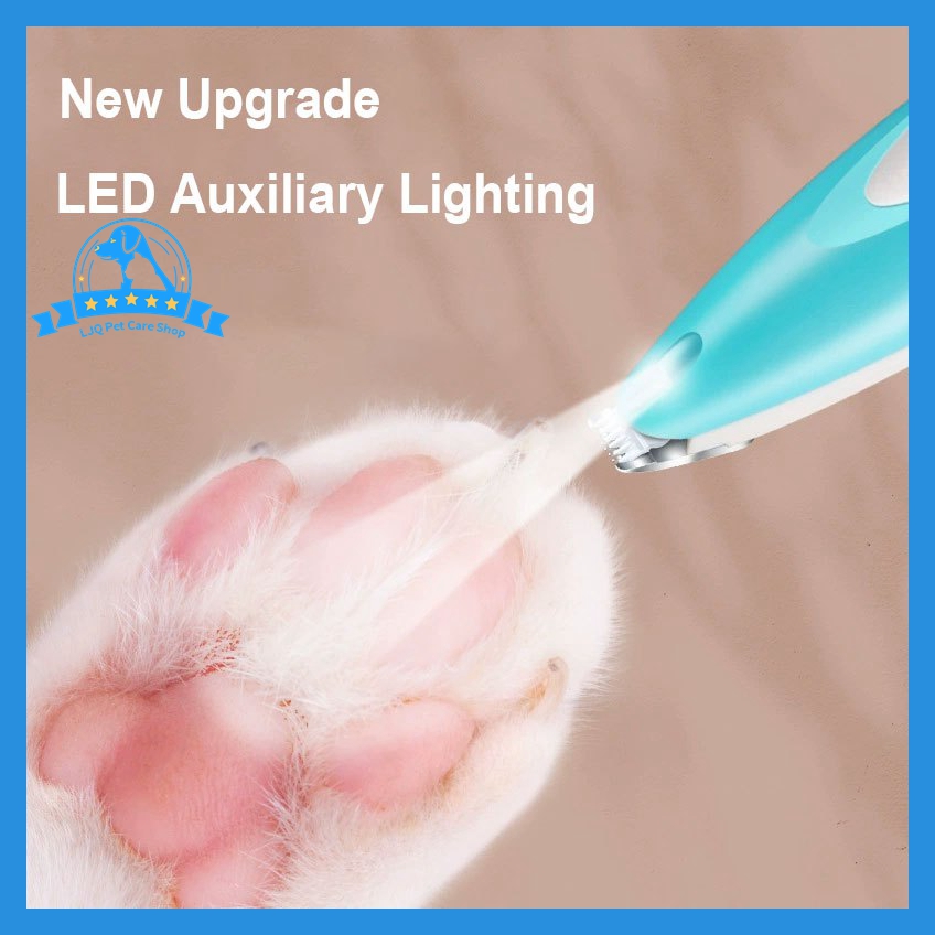 Electric Pet Dog Cat Mute Paw Shaver Foot Hair Trimmer Pet Paw Clipper ...