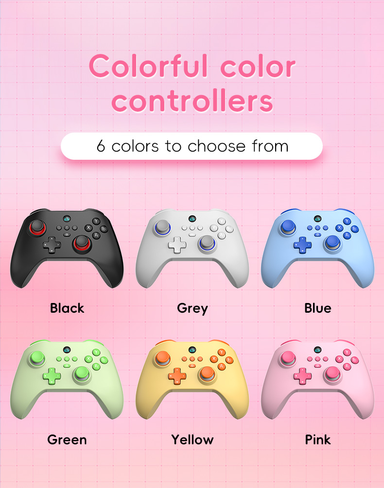 Z03DP Wireless Gaming Controller Hall Joystick Dual Trigger Motor ...