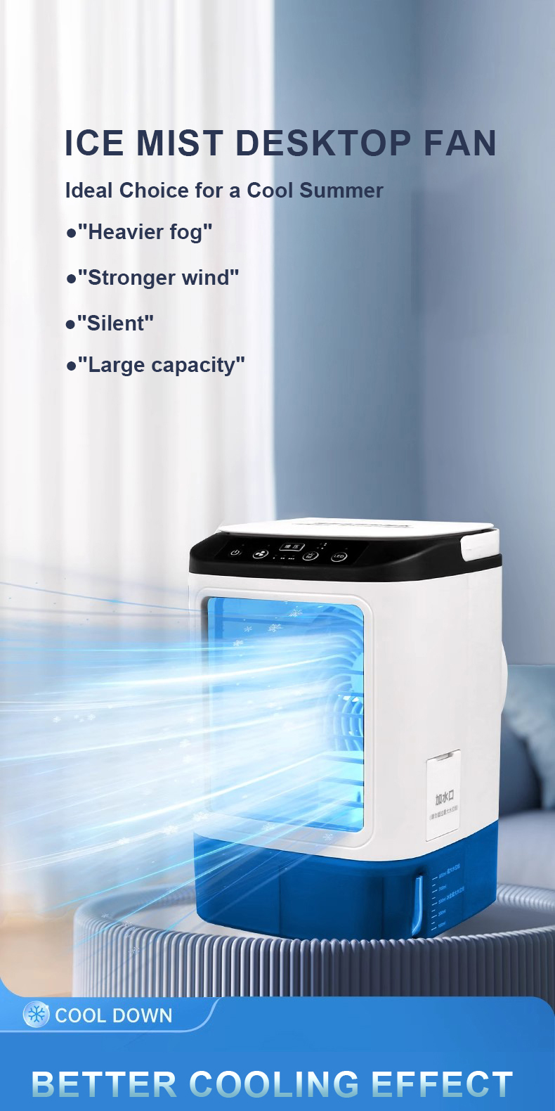 Tixx Air Cooler Portable Mini Fan Air Purifier Air Conditioner Table ...