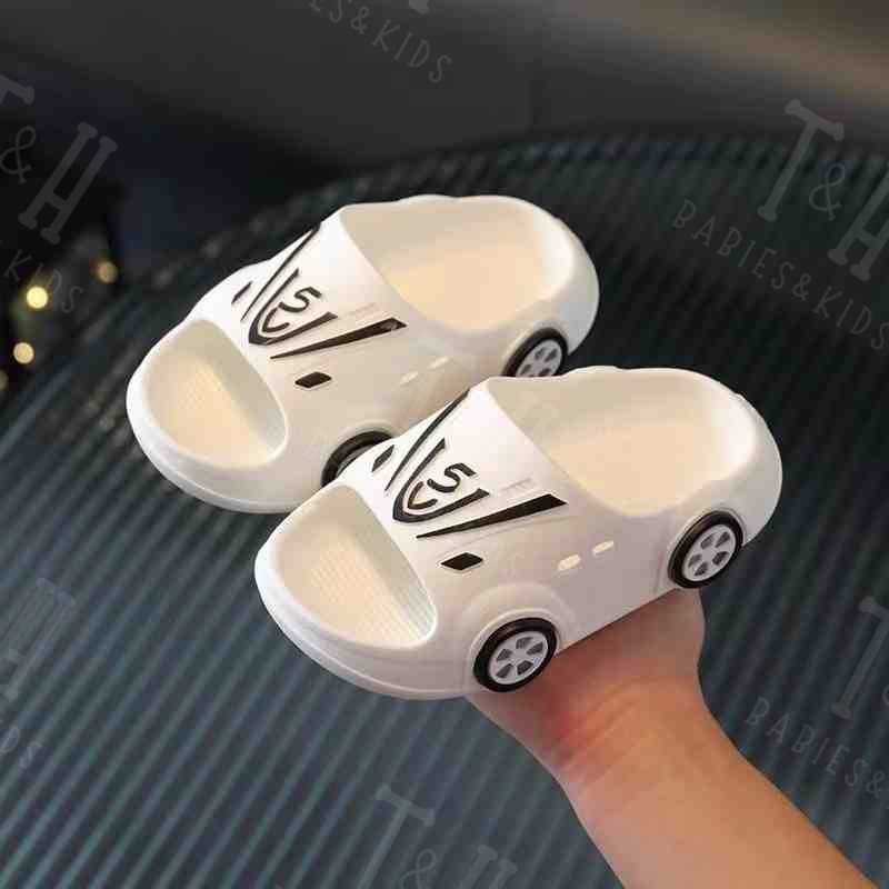 TH Baby Kids Outdoor Sports Car Design Slippers For Boy Fashion Soft ...