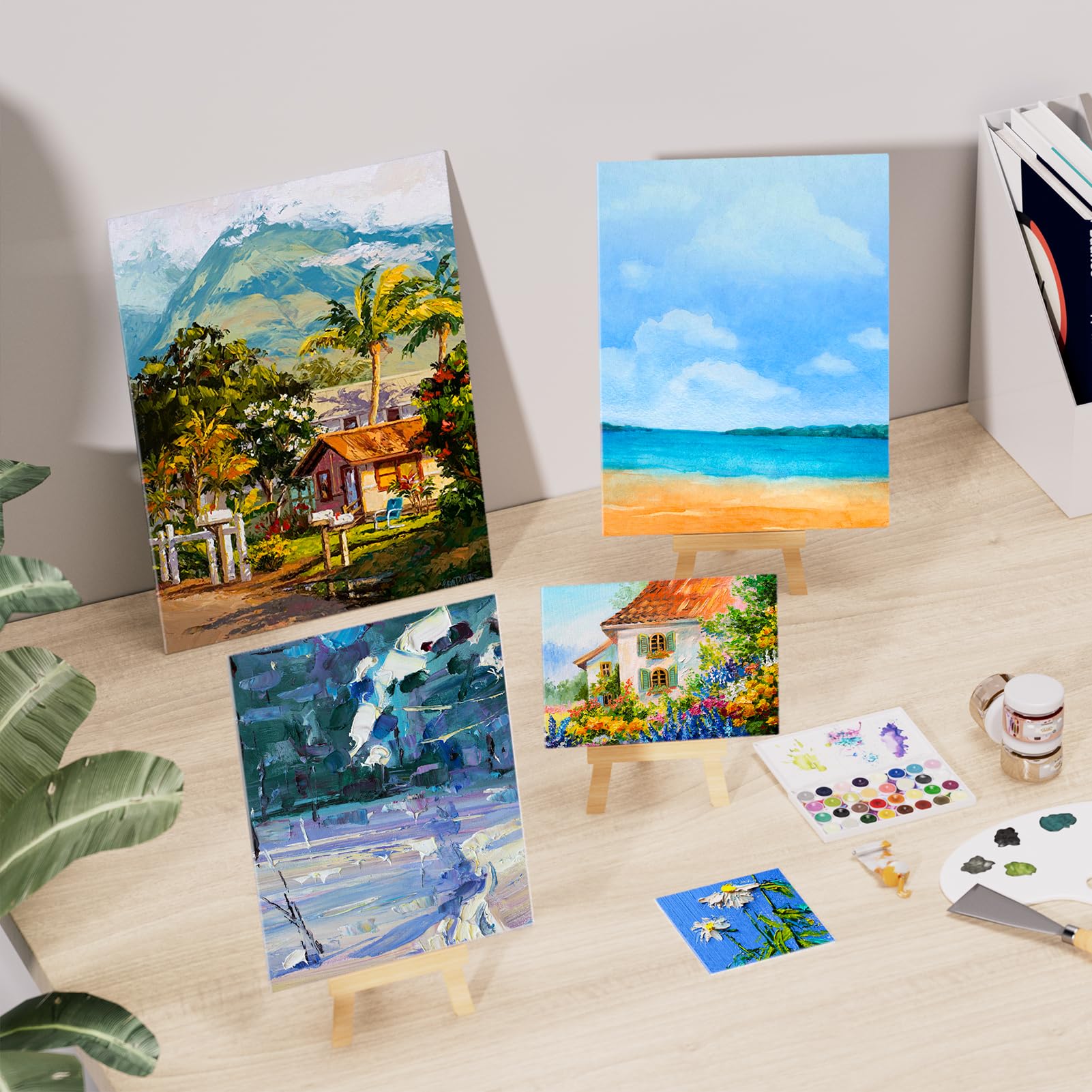Canvas Board Painting Plain Cotton For Oil And Acrylic Drawing Art ...