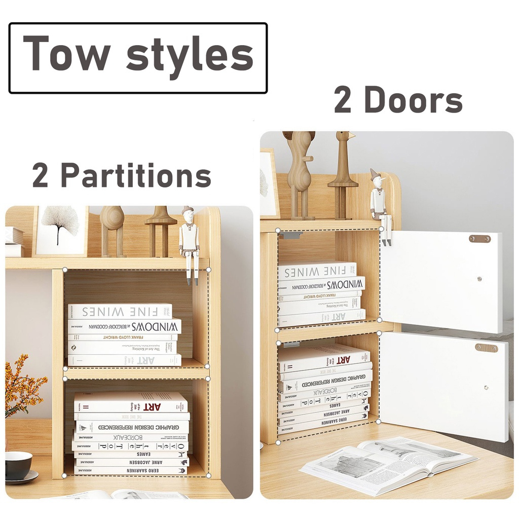 Study Table With Drawer Computer desk desktop home desk bookcase ...