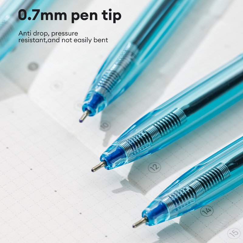 Deli 0.7mm Medium Oil Pen Smooth Writing EQ02120 | Shopee Philippines