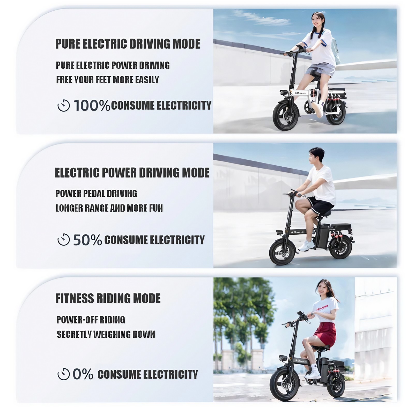 AENXRD Folding electric bicycle e bike 48v11ah | Shopee Philippines
