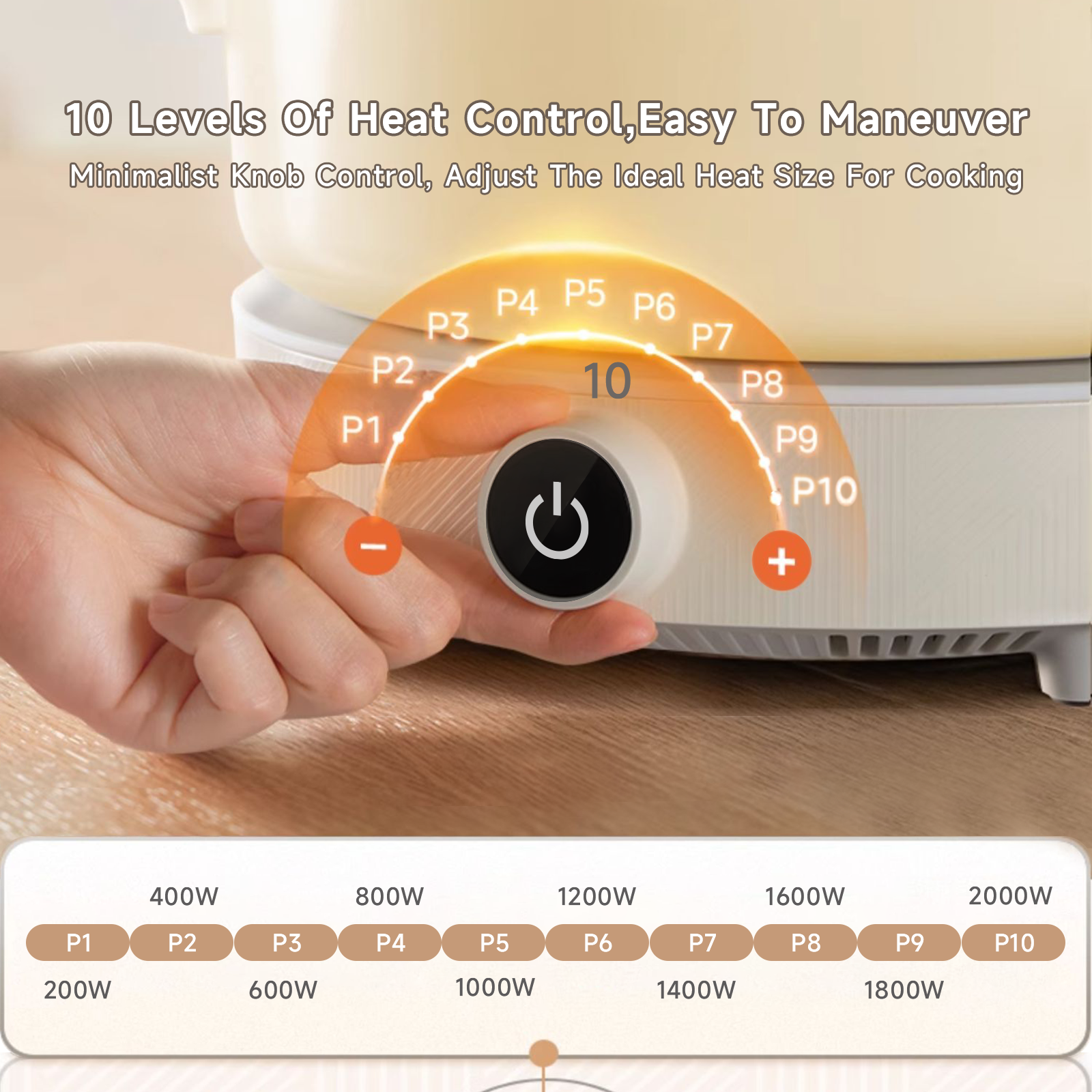 ZOLELE IC101 Induction Cooker 2000W Precise Control Power Home Smart ...