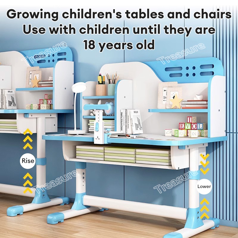 Study Table For Kids Children's Study Desk With Chair Adjustable Height ...