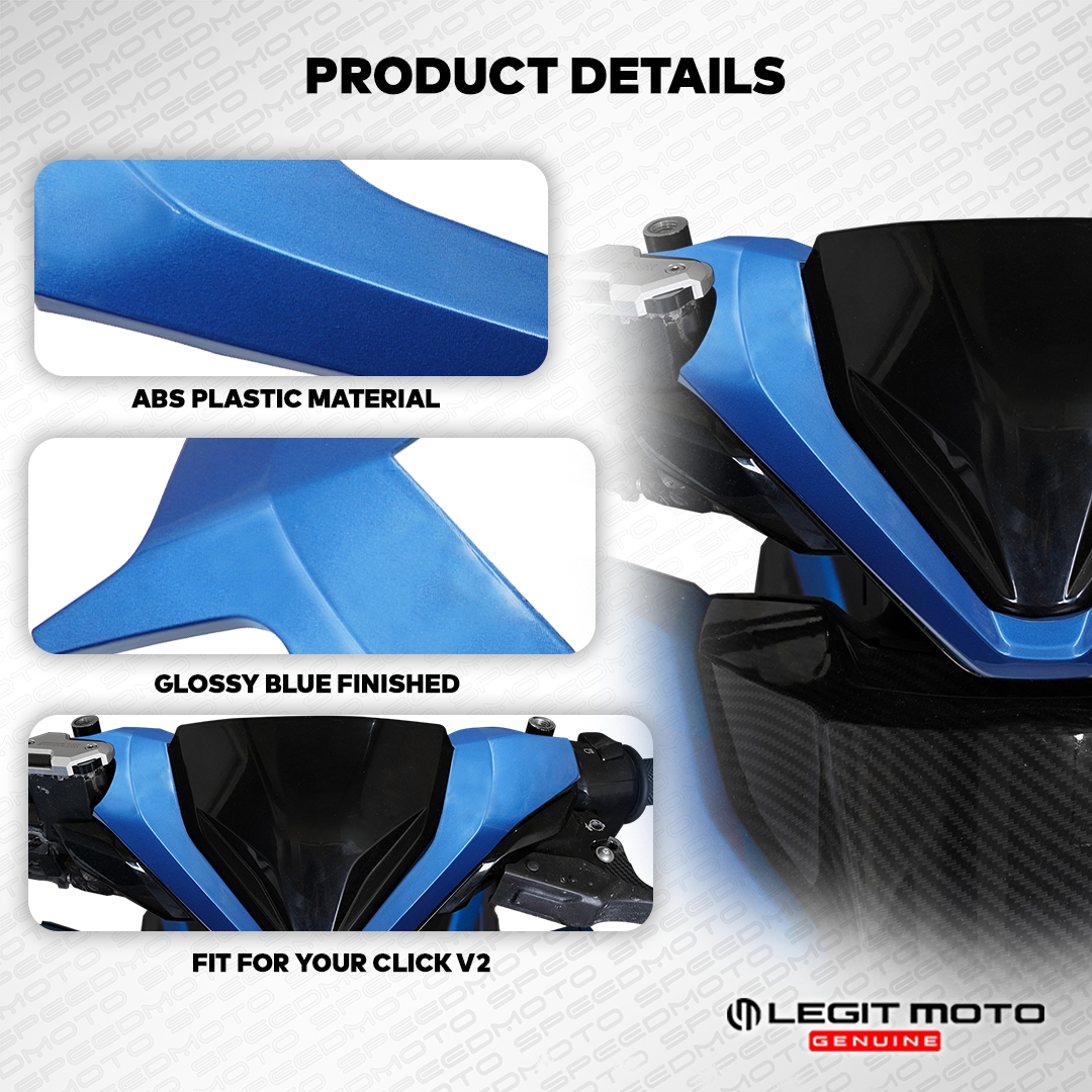 LEGITMOTO CLICK V2 FRONT HANDLE TOP COVER FOR HONDA CLICK V2 GAME ...