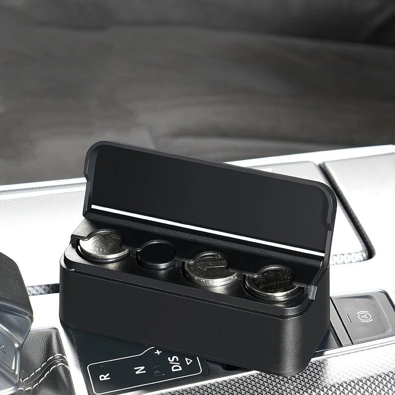 Car Coin Storage Box, Portable Coin Cases, Car Coin Storage Box ...