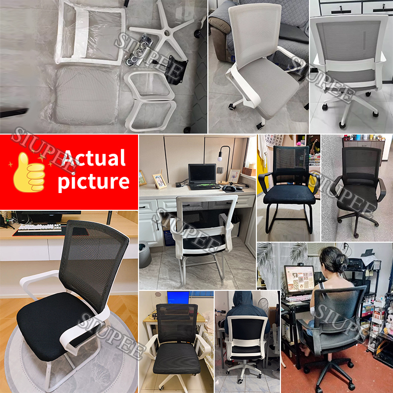 【Load 200KG】Korean Style Ergonomics Chair Mesh Office Chair Computer ...