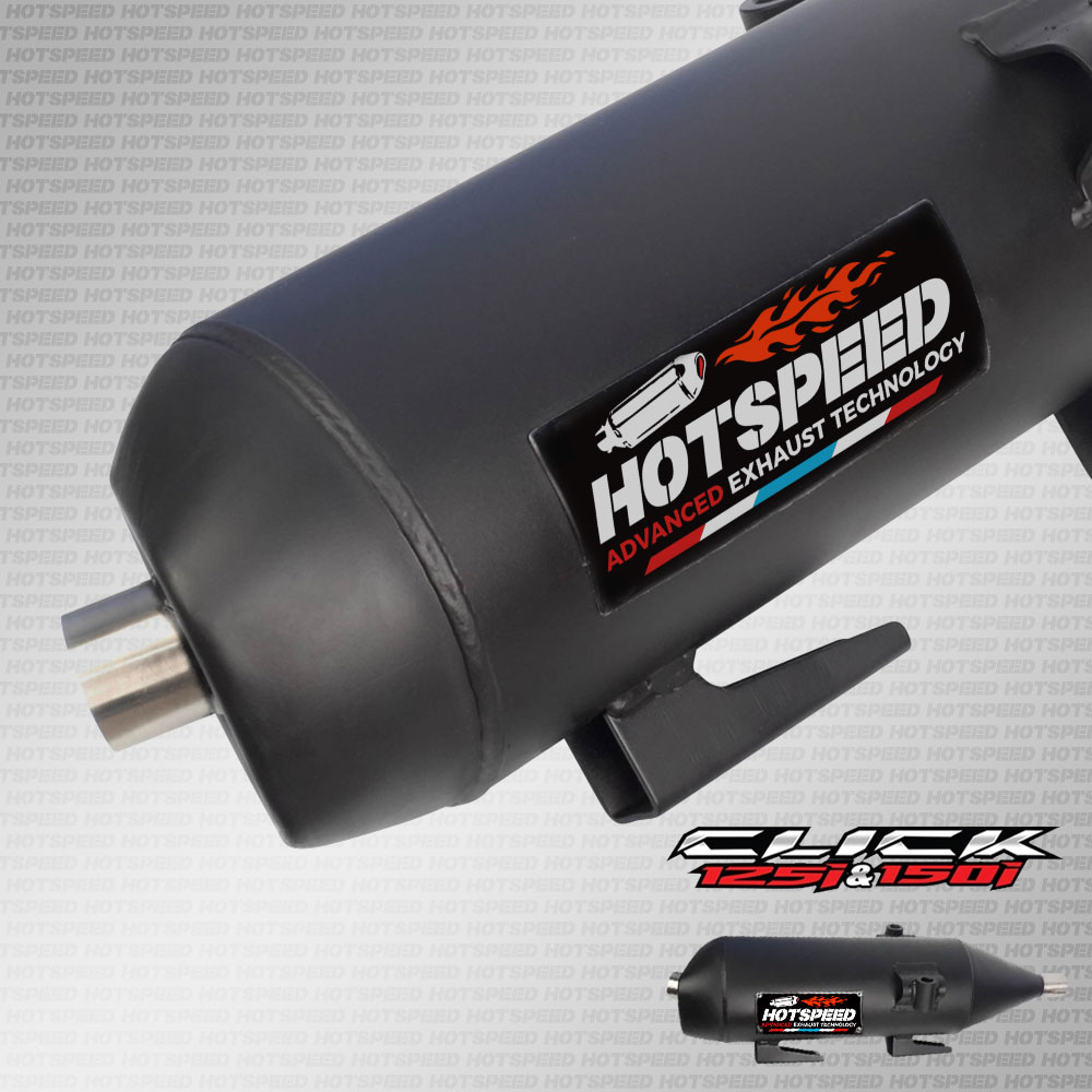 HOTSPEED Pipe Muffler V3 Set For Click 125i 150i Power Pipes With ...