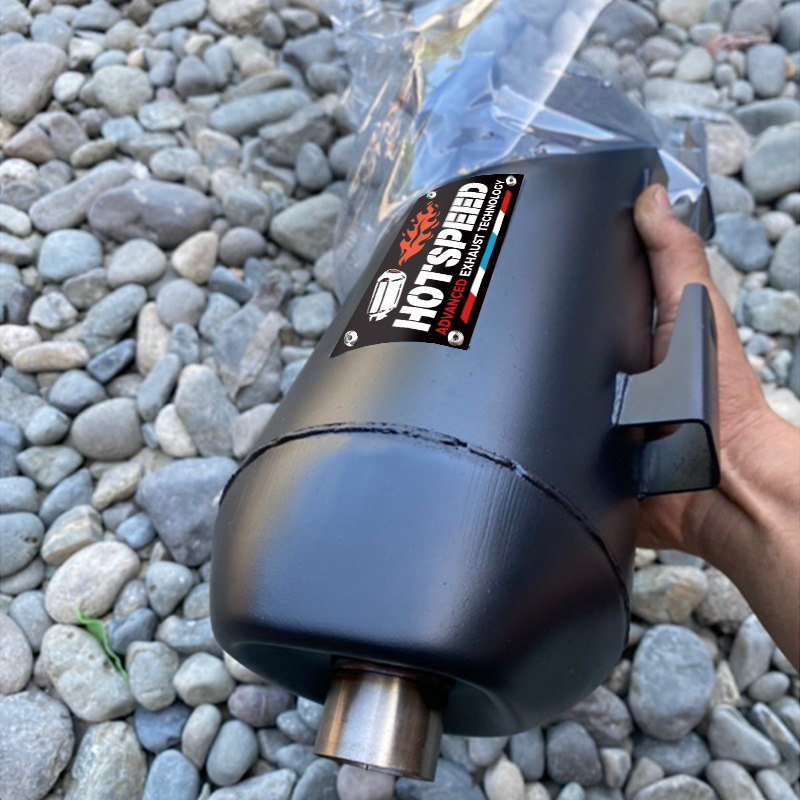 HOTSPEED Pipe Muffler V3 Set For Honda Click 125i/150i Power Pipe Black ...