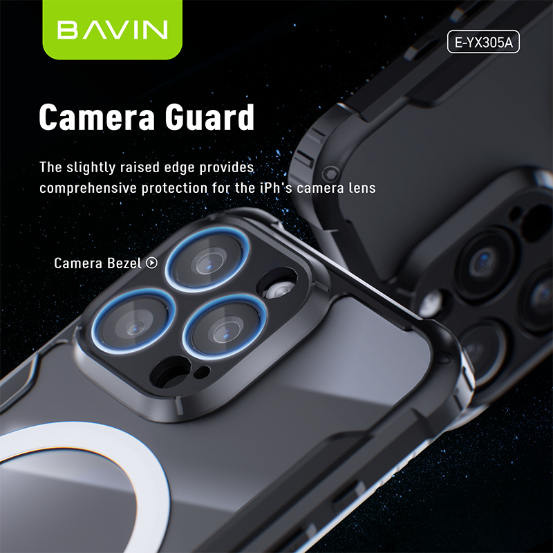 BAVIN YX305A Phone Case Series Magnetic Suction w/ Anti-Fall for iPh 16 ...