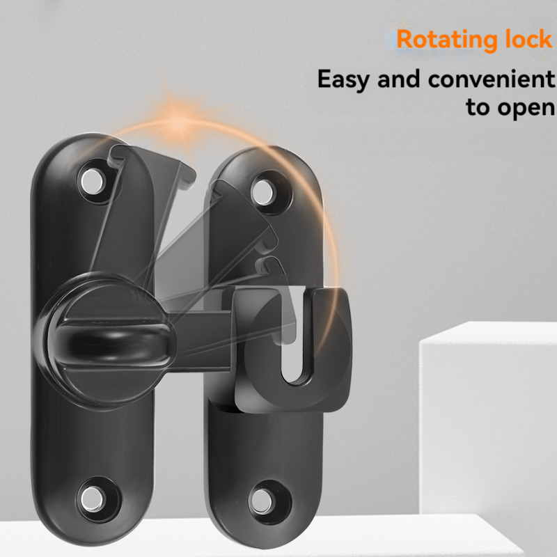 90/180 Degree Door Lock Small Sliding Door Latch Heavy Duty Bar Gate ...