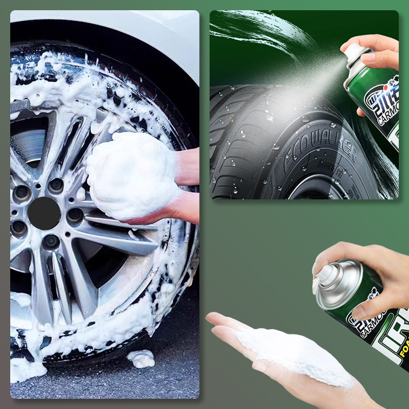 Tire Foam Cleaner Car Tire Black Retreading Maintenance Motor Tire ...