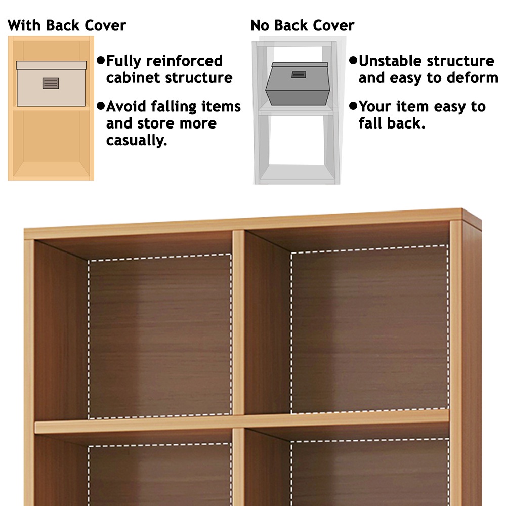 【Safe Package】Simple Bookshelf Modern Shelf Living Room Multifunctional ...
