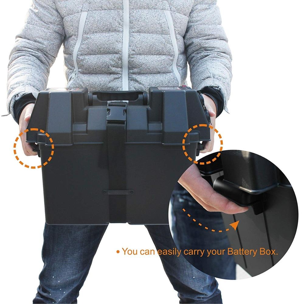 Universal multi-function battery box Battery storage box Outdoor ...