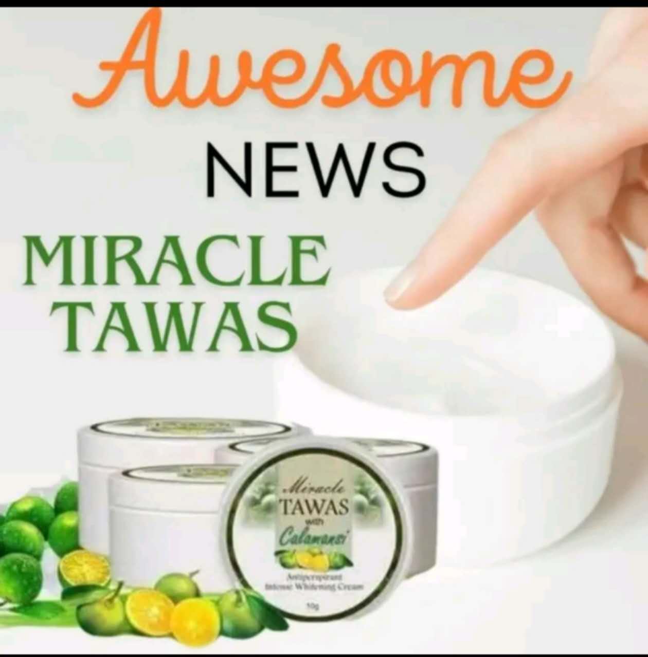 【BUY 3 Take 3】Miracle Tawas with Calamansi Underarm Whitening Deodorant ...