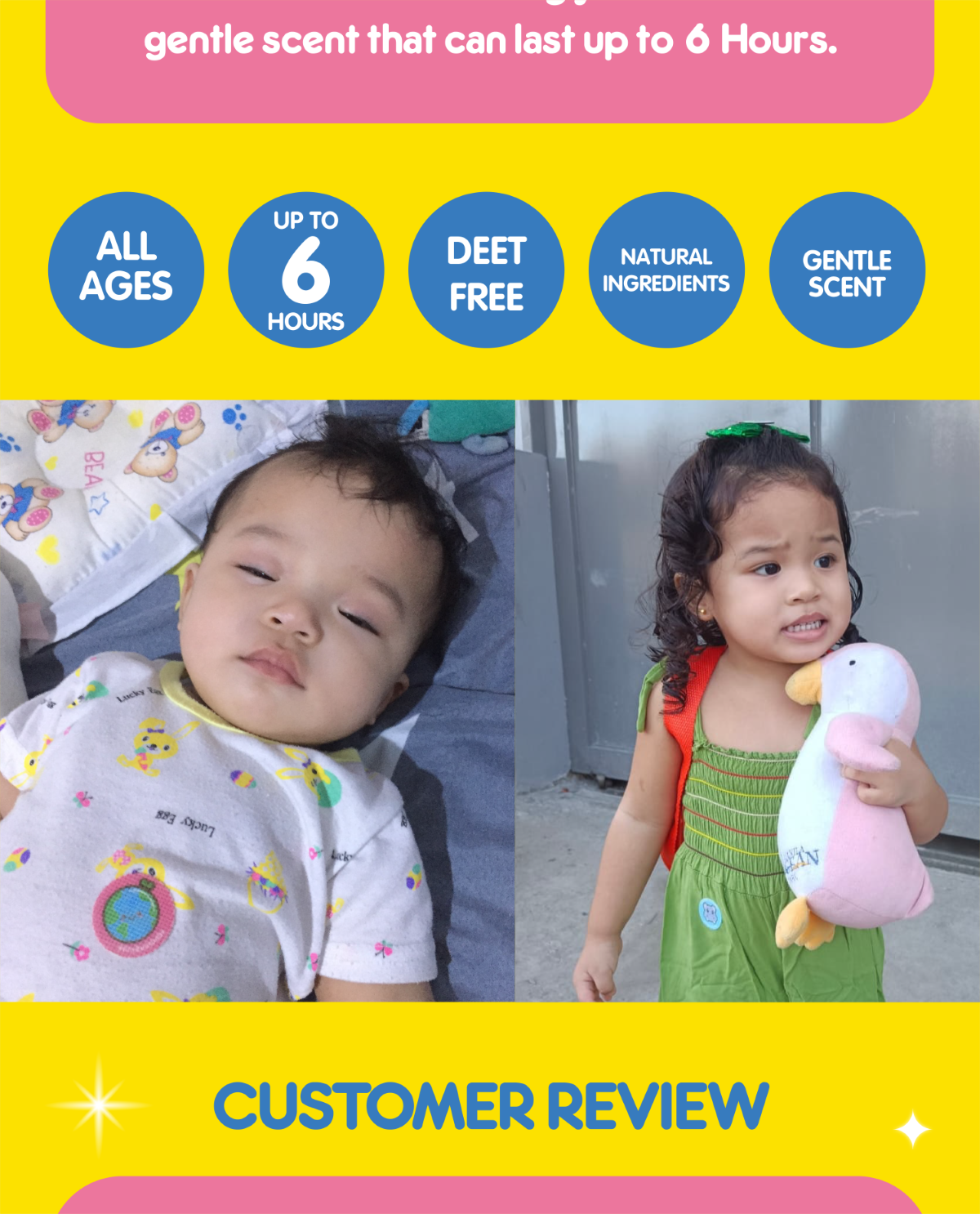 Tiny Buds Tiny Guardian Stick Ons Gentle Citronella and Lemon Scent ...