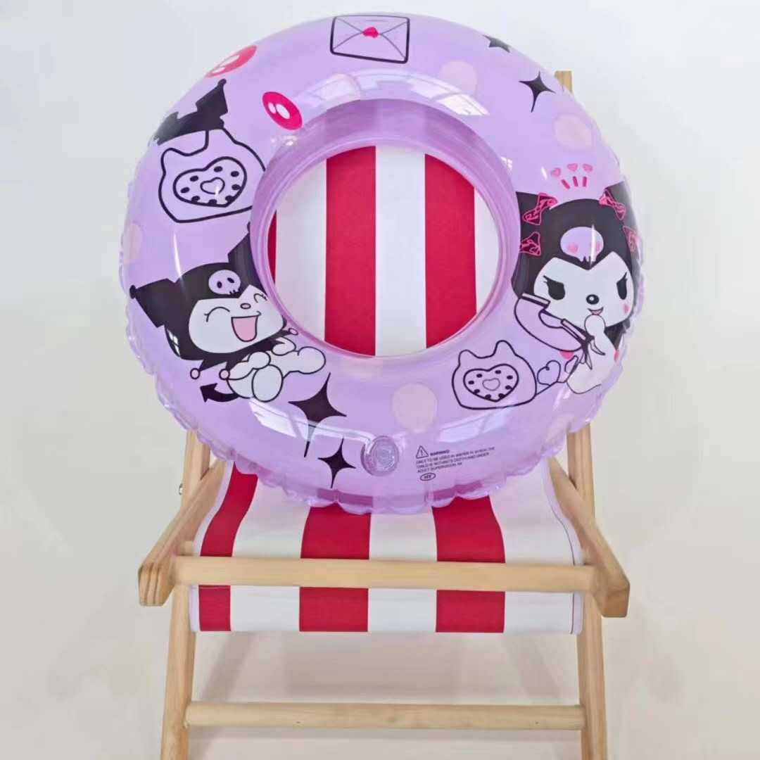 Kuromi cartoon inflatable swimming ring lifebuoy armpit swimming ring ...
