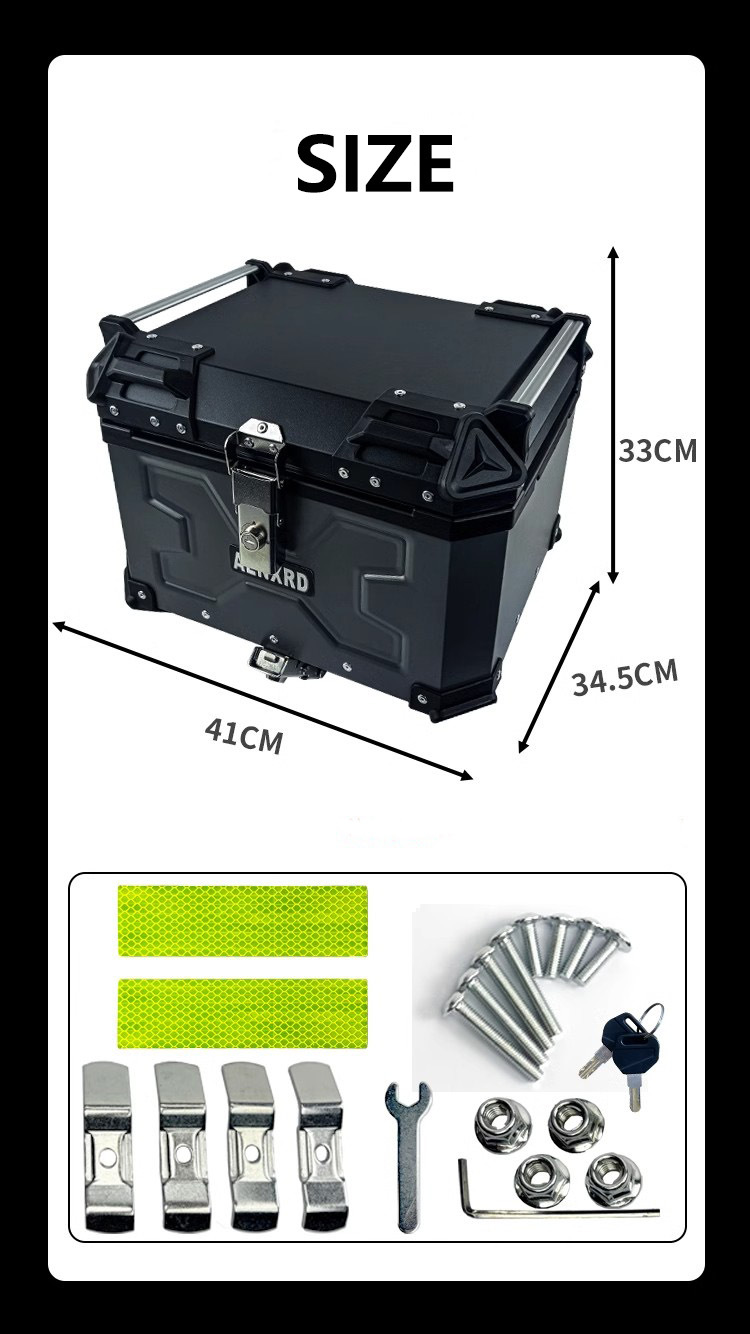 AENXRD⭐Ready stock⭐Top Box Motorcycle Box 45L Givi Box Motorcycle With ...