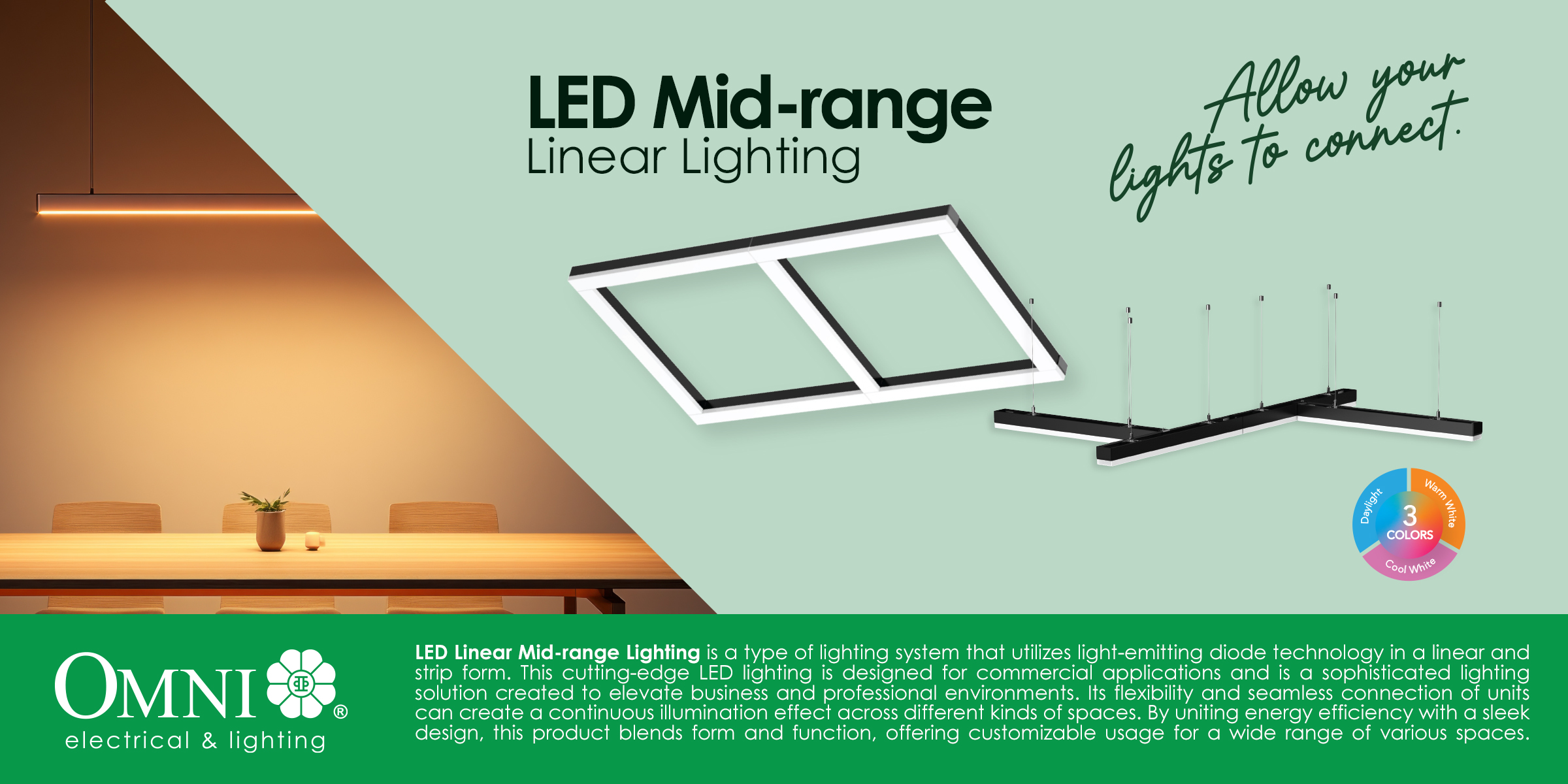 OMNI LED Mid-Range Linear Lighting - LLL-M | Shopee Philippines