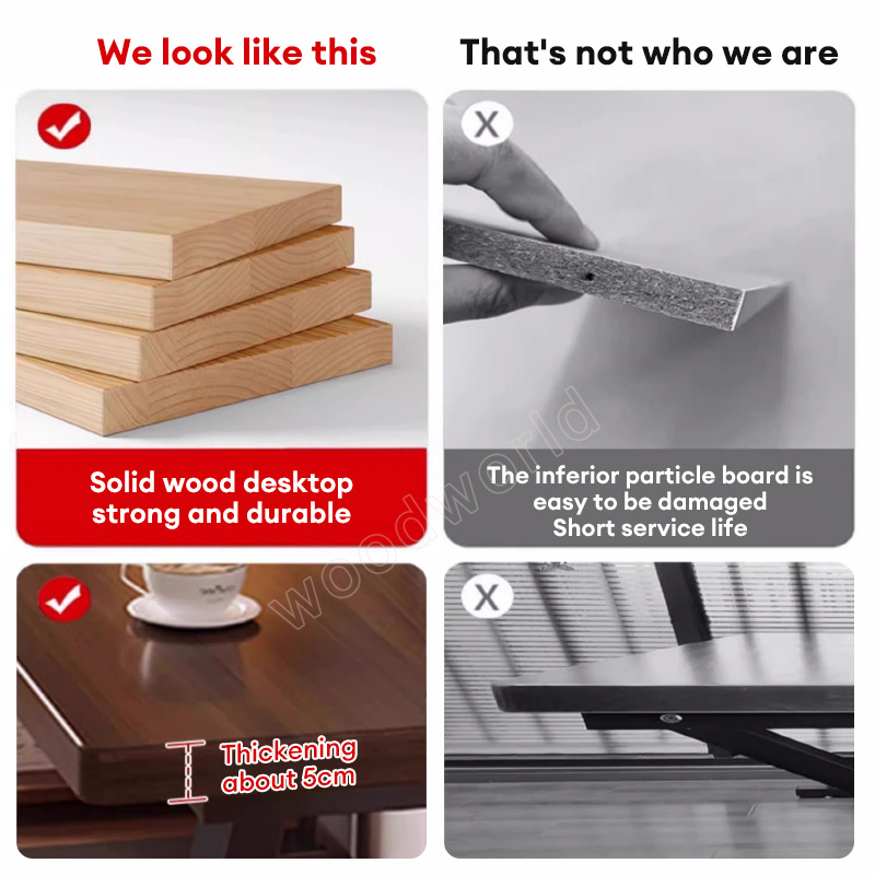 Conference Table 160/180/200CM Steel Wooden Computer Table Study Table ...