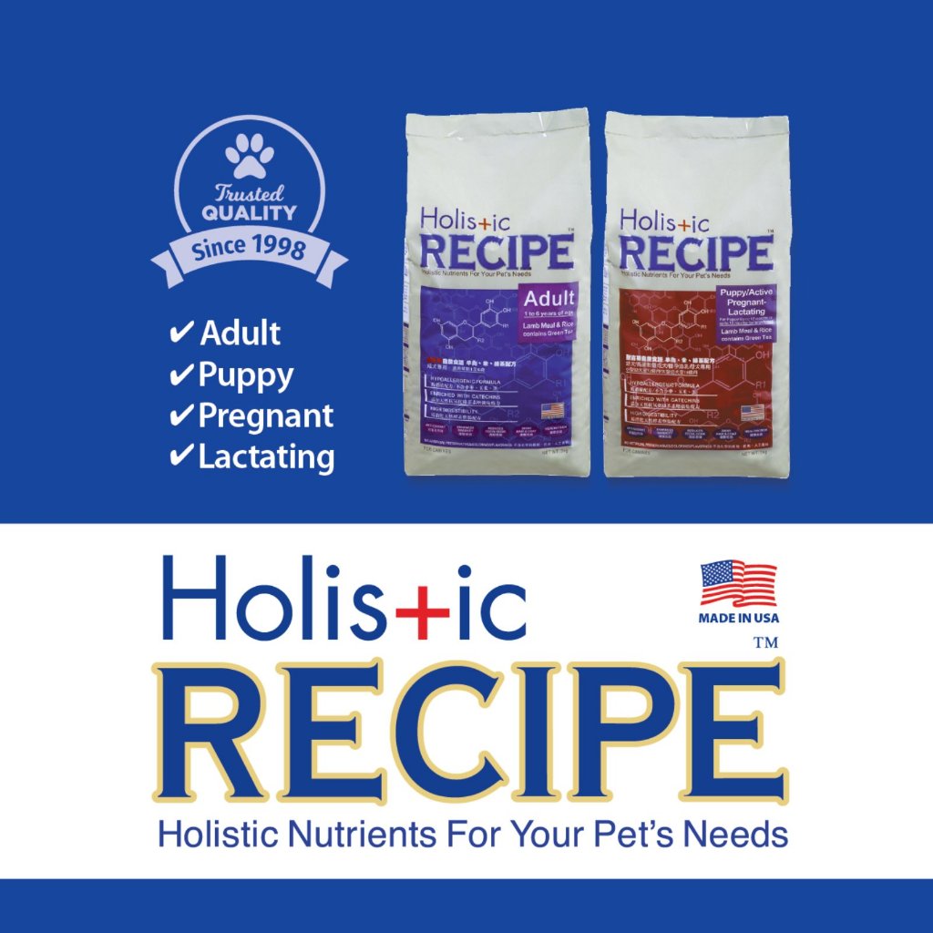 Holistic Recipe Puppy 3kg Up to Ages 12 to 18 Months Dry Dog Food Lamb ...