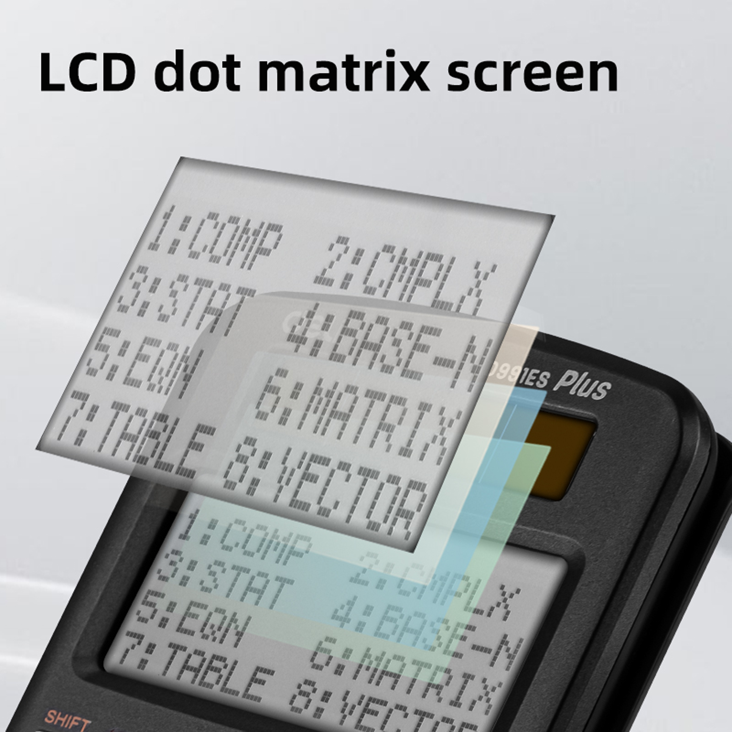 Deli D991EX Textbook Display Scientific Calculator 552 Functions ...