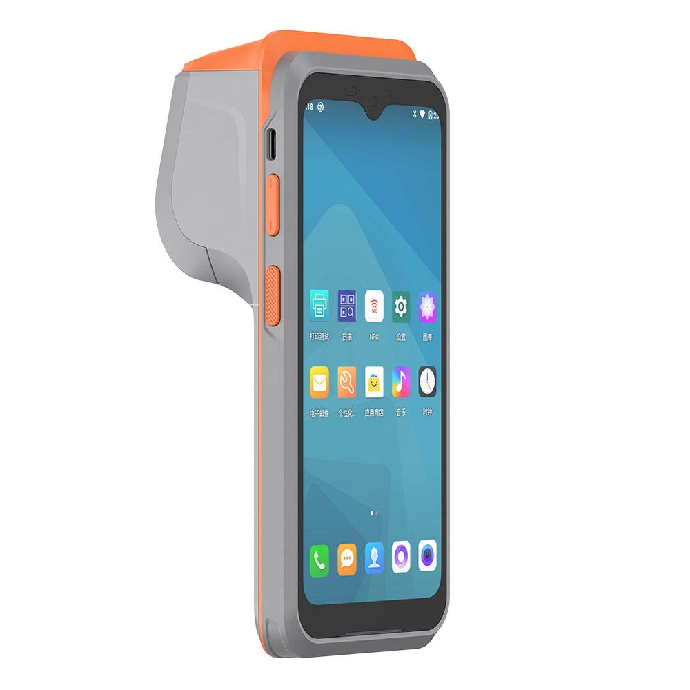 LogicOwl 1D 2D Portable PDA POS Terminal Scanner Thermal Printer 4G GPS ...