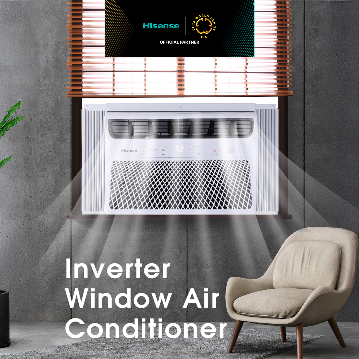 Hisense Full DC Inverter Window 1HP Aircon (AW09TR5RF) | Shopee Philippines