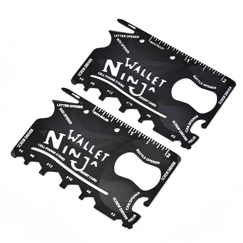 Outdoor Portable Travel Multifunctional Stainless Tool Card Wallet ...