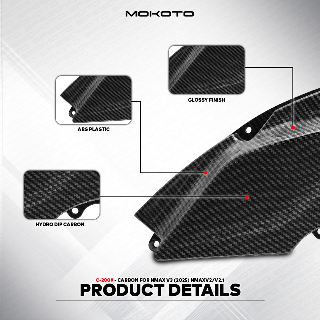 MOKOTO YAMAHA NMAX V2 / 2.1 / V3 AIR FILTER COVER AIRBOX COVER FOR ...